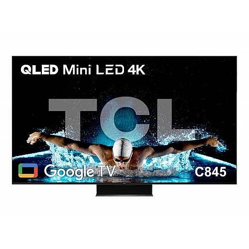 טלוויזיה חכמה TCL 85'' 4K Smart QLED 85C845 טי סי אל