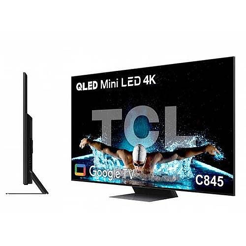 טלוויזיה חכמה TCL 85'' 4K Smart QLED 85C845 טי סי אל